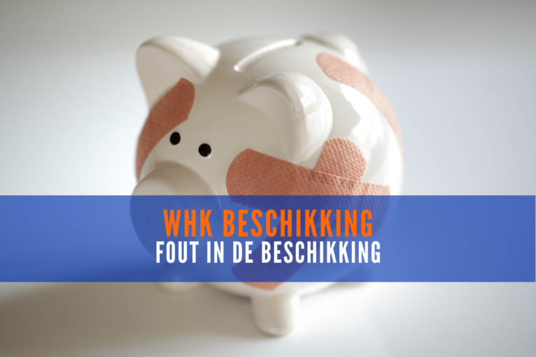 Controleer uw WHK beschikking 2023 - Bureau Cicero