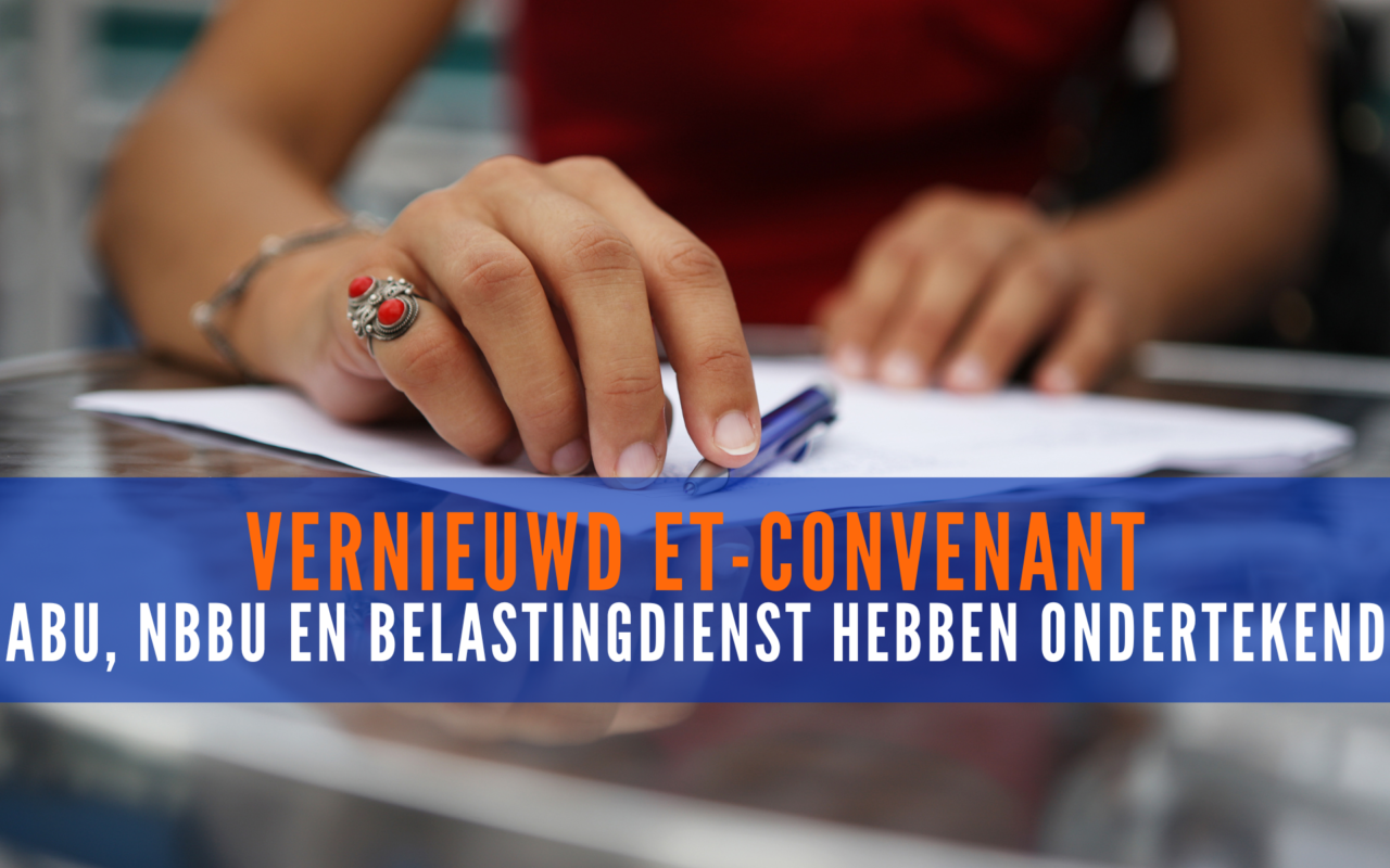 Vernieuwd ET-convenant ondertekend